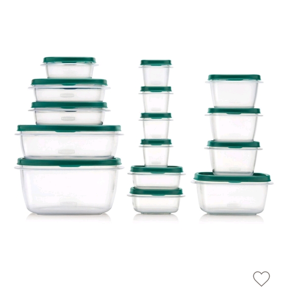 Rubbermaid | Kitchen | New Rubbermaid 3 Pcs Containers Set Forest Green ...